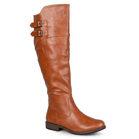 Click here for Journee Collection Womens Tori Double-Buckle Knee-... prices