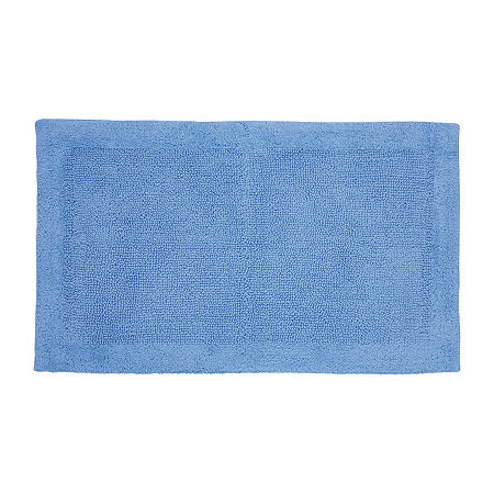 Click here for Better Trends Edge Bath Rug  One Size  Blue prices