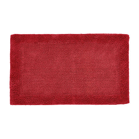 Click here for Better Trends Edge Bath Rug  One Size  Red prices