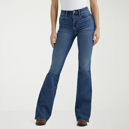 Click here for Wrangler Womens Bespoke Flare Jean  32  Blue prices