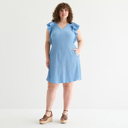 Click here for 52seven Womens Plus Short Sleeve Shift Dress  3x... prices