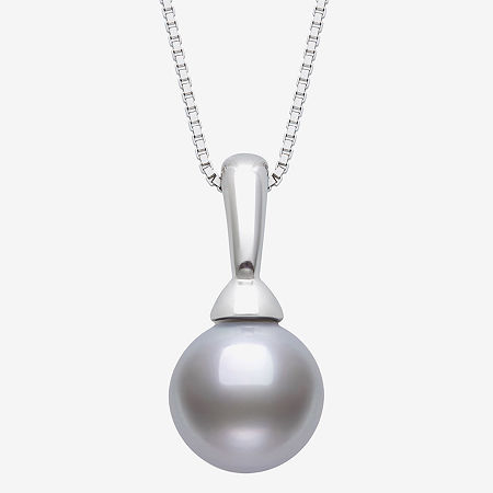 Click here for Womens Gray Cultured Freshwater Pearl Sterling Sil... prices