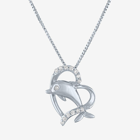 Click here for Dolphin Heart (Gh / Si2 I1) Womens 1/10 CT. T.W. L... prices