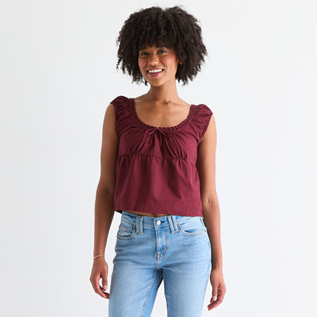 Click here for Arizona Womens U Neck Juniors Tank Top  Small  Red prices
