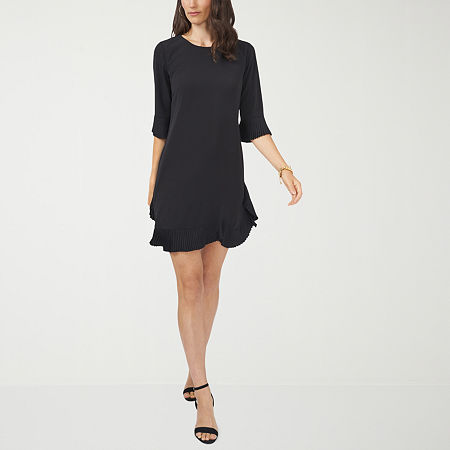 Click here for MSK Womens Elbow Sleeve Shift Dress  Petite Medium... prices