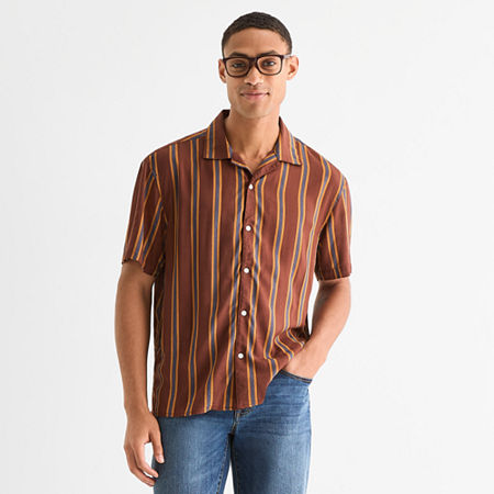 Click here for Arizona Mens Short Sleeve Regular Fit Button-Down... prices