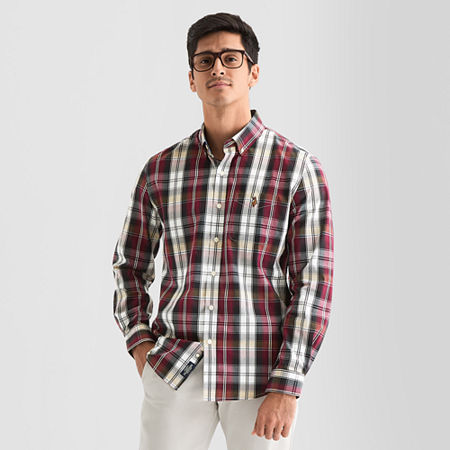 Click here for U.S. Polo Assn. Stretch Poplin Mens Long Sleeve Cl... prices