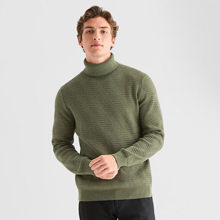 Click here for J. Ferrar Mens Long Sleeve Regular Fit Turtleneck... prices