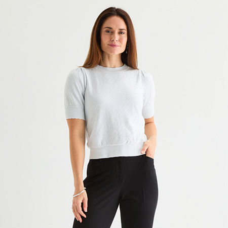 Click here for Liz Claiborne Womens Crew Neck Short Sleeve Pullov... prices