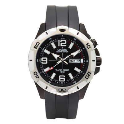 Casio® Mens Black LED Strap Watch MTD1082-1AV