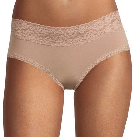 Click here for Arizona Body Cotton with Lace Hipster Panty  Xx-la... prices