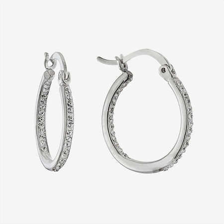 Click here for Sparkle Allure Womens Crystal 20mm Hoop Earrings... prices