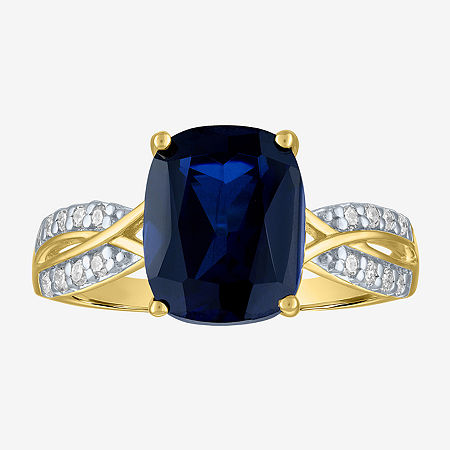 Click here for Womens Lab Created Gemstone & 1/8 CT. T.W. Lab Gro... prices