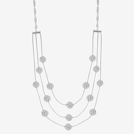 Click here for Monet Jewelry Layered Womens Glass 18 Inch Strand... prices