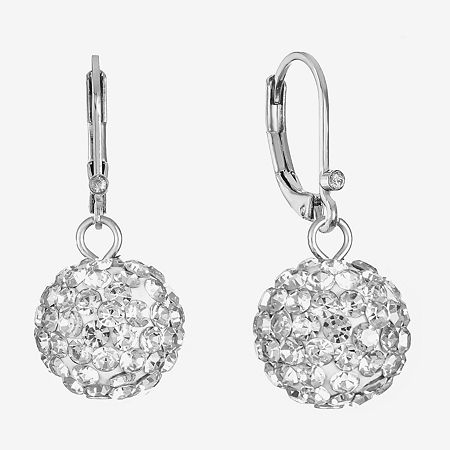 Click here for Monet Jewelry Womens Glass Round Drop Earrings  On... prices