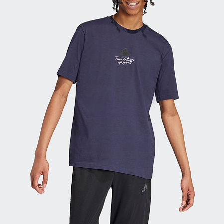 Click here for adidas Mens Crew Neck Short Sleeve Regular Fit Gra... prices