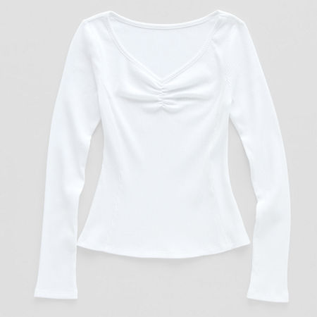 Click here for Thereabouts Little & Big Kid Girls V Neck Long Sle... prices