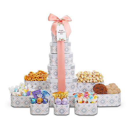 Click here for Alder Creek Deluxe Treats Tower For Mom Gift Set... prices
