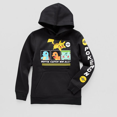 Click here for Little & Big Kid Boys Long Sleeve Pokeman Fleece H... prices