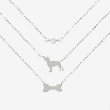 Click here for Mixit Womens Cubic Zirconia Hypoallergenic 3-pc. N... prices