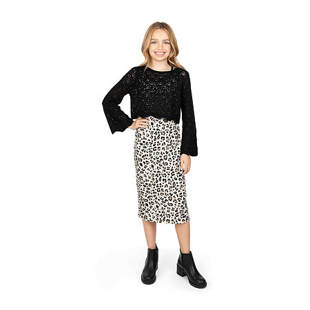 Click here for Girls (7-16) Speechless(R) Crochet Top with Rib Le... prices