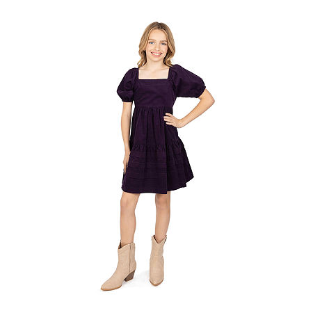 Click here for Speechless Big Kid Girls Short Sleeve A-Line Dress... prices