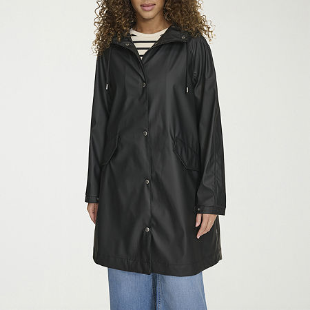 Levis Womens Raglan Sleeve Rain Collar Jacket - Black