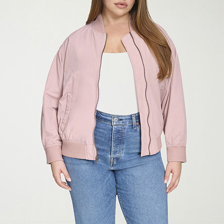 Click here for Levis Trendy Plus Size Lightweight Zip-Front Bombe... prices