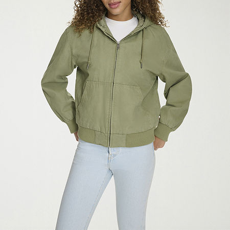 Click here for Levis Womens Relaxed Workwear Hooded Bomber Jacket... prices