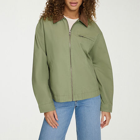 Click here for Levis Womens Utility Collar Jacket - Sage prices