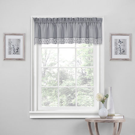 Click here for Regent Tailored Rod Pocket Valance  One Size  Gray prices