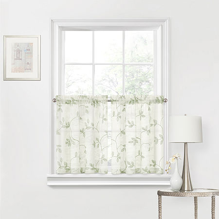 Click here for Regal Home Meadow Embroidered 2-pc. Rod Pocket Win... prices