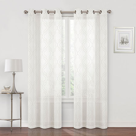 Click here for Regal Home Sterling Matte Grommet Top Sheer Curtai... prices
