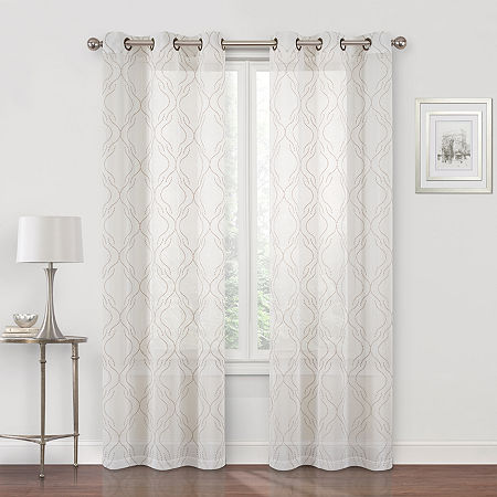 Click here for Regal Home Sterling Matte Grommet Top Sheer Curtai... prices