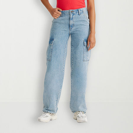 Click here for Levis Womens Mid Rise 94 Baggy Jeans  28  Blue prices