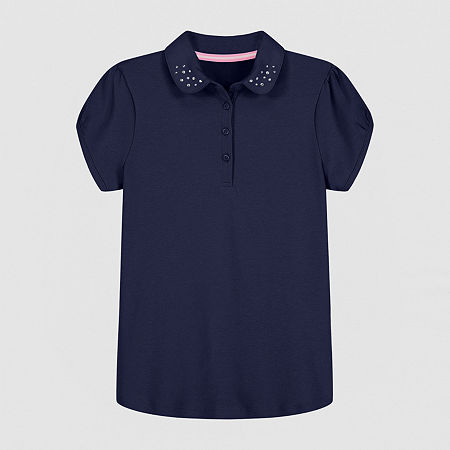 Click here for IZOD Little & Big Girls Short Sleeve Stretch Polo... prices