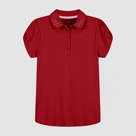 Click here for IZOD Little & Big Girls Short Sleeve Stretch Polo... prices