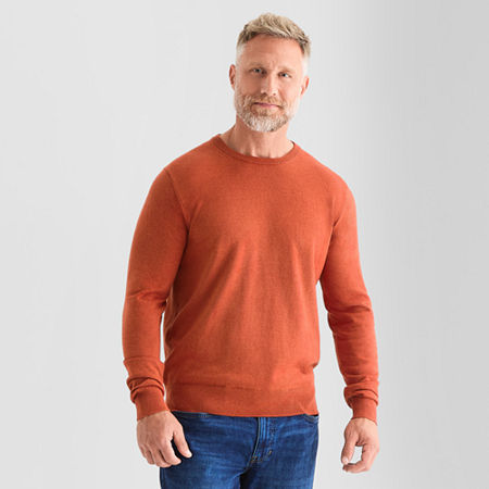 Click here for St. Johns Bay Fine Gauge Mens Crew Neck Long Sleev... prices