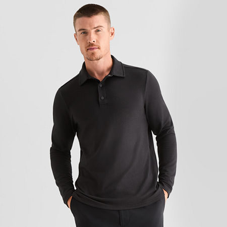 Click here for Stylus Mens Regular Fit Long Sleeve Polo Shirt  Sm... prices