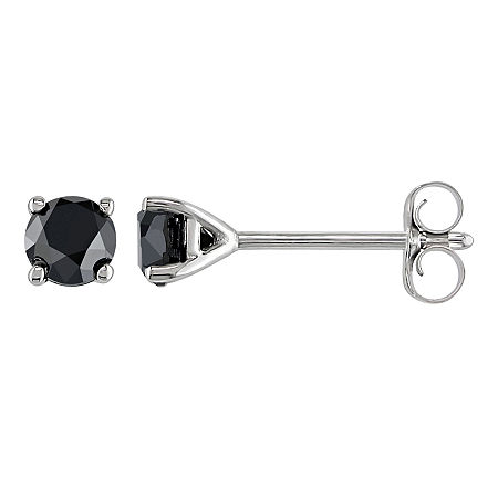 Click here for 1/2 CT.T.W. Color-Enhanced Black Diamond Stud Earr... prices