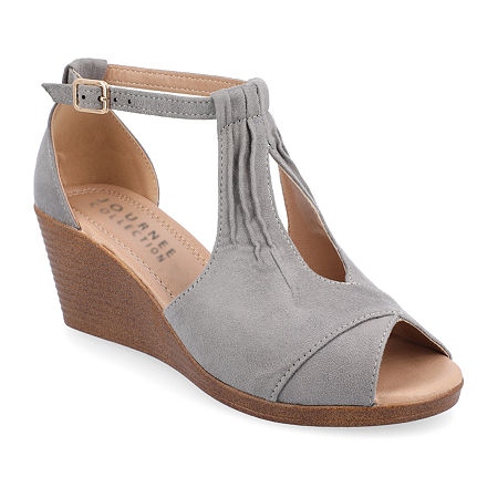 Click here for Journee Collection Womens Kedzie Wedge Sandals  9... prices