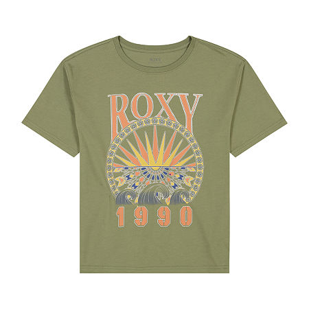 Click here for Roxy Big Kid Girls Crew Neck Short Sleeve Oversize... prices
