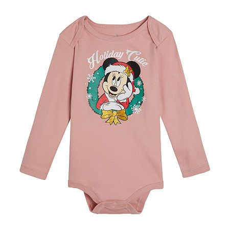 Click here for Disney Baby Girls Minnie Mouse Crew Neck Long Slee... prices