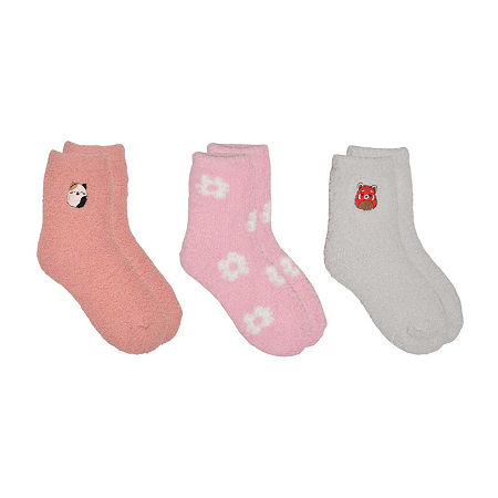 Click here for Cozy Little & Big Kid Girls 3 Pair Squishmallows C... prices