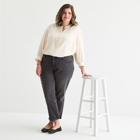 Click here for St. Johns Bay - Plus Womens Mid Rise Regular Fit J... prices