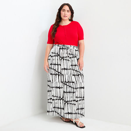 Click here for Worthington Womens Maxi Skirt Plus  1x  White prices