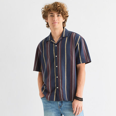 Click here for Arizona Mens Short Sleeve Relaxed Fit Button-Down... prices