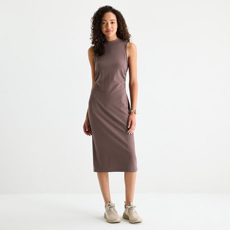 Click here for Stylus Womens Sleeveless Midi Sheath Dress  Xx-lar... prices