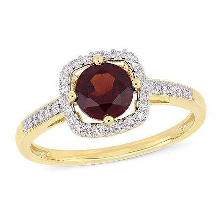Click here for Womens 1/7 CT. T.W. Genuine Red Garnet 10K Gold Ha... prices