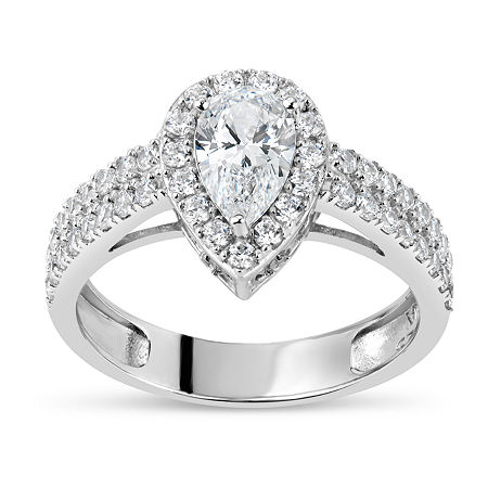 Click here for DiamonArt Womens White Cubic Zirconia Sterling Sil... prices